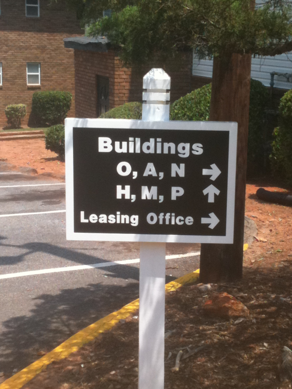 Apartment Signs Atlanta | Interior/Exterior Apartment Signs