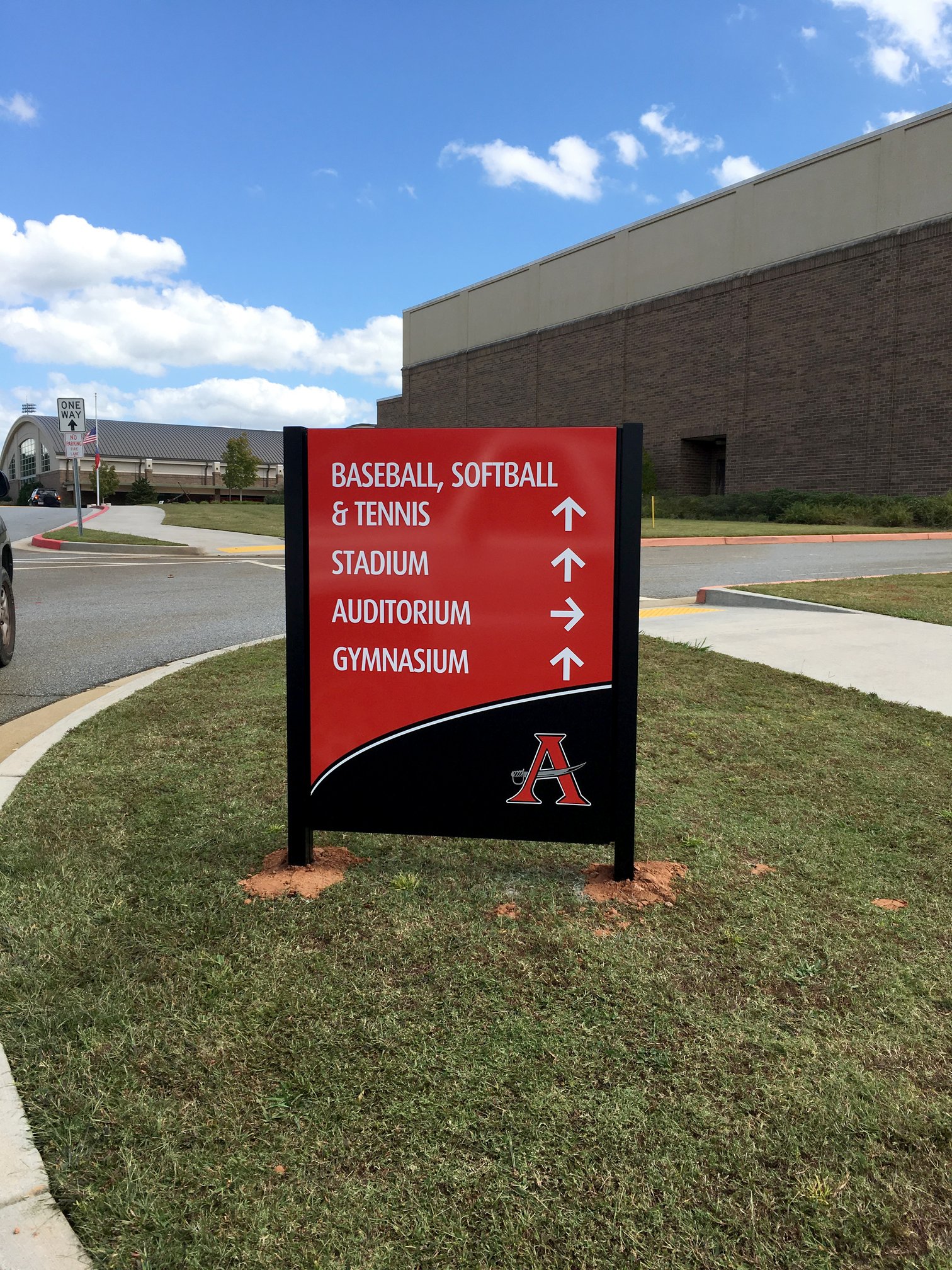 Many Types of Signage at Allatoona High School - We'll Take Care of it All