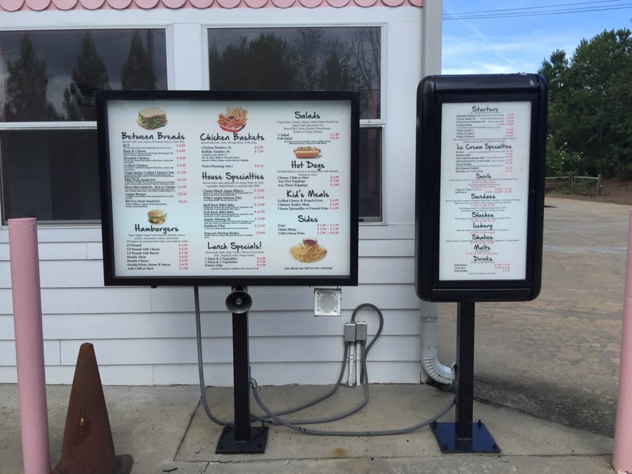 Menu Signs by Signs & More, Inc - Marietta, Cartersville, Atlanta, Rome, GA