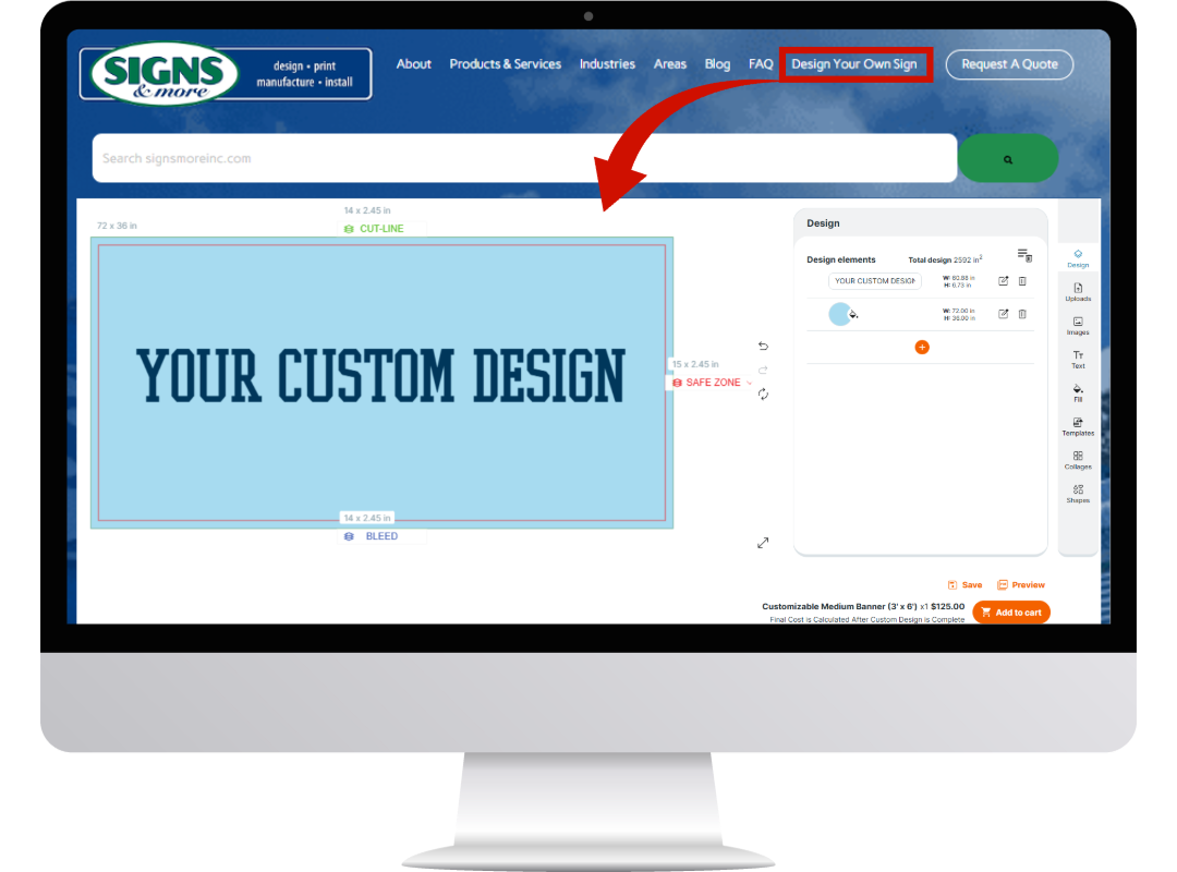 Design Your Own Sign | Signs and More, Inc.