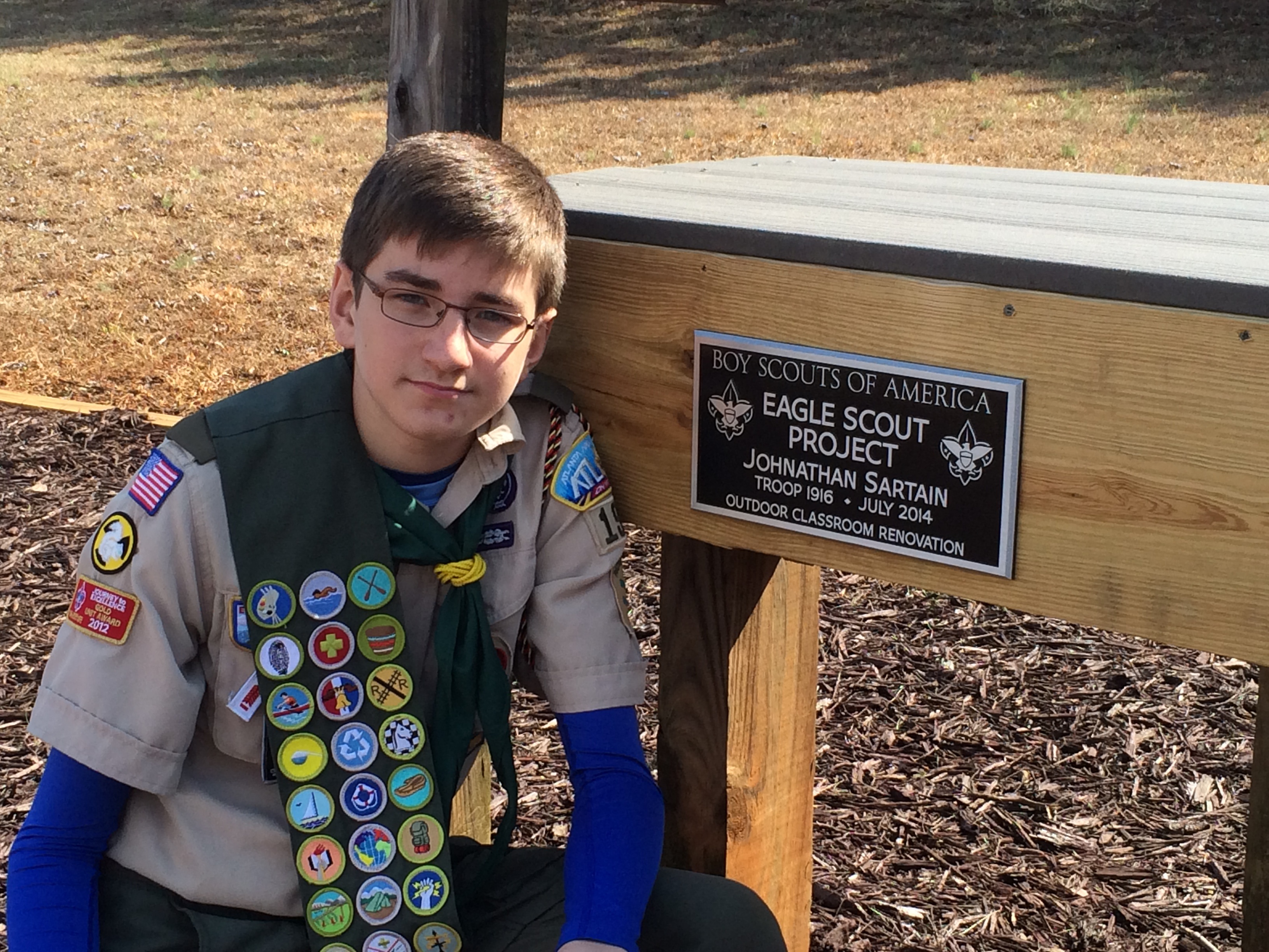 Eagle Scout Project Plaque